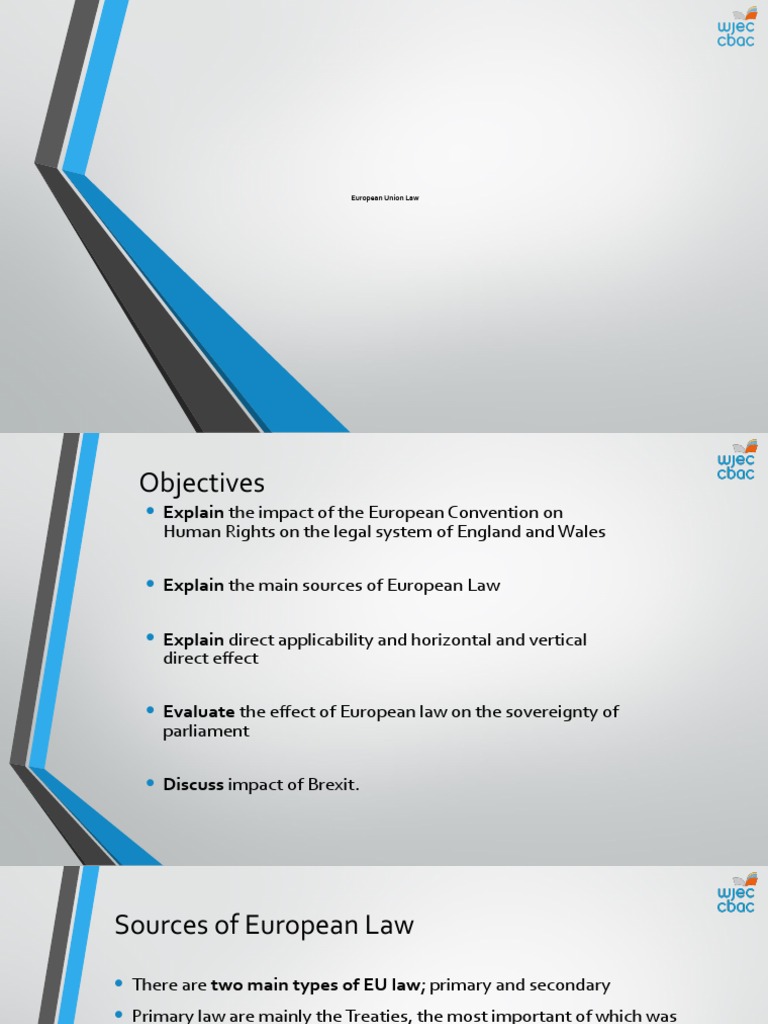 European Law | PDF | European Union Law | European Union