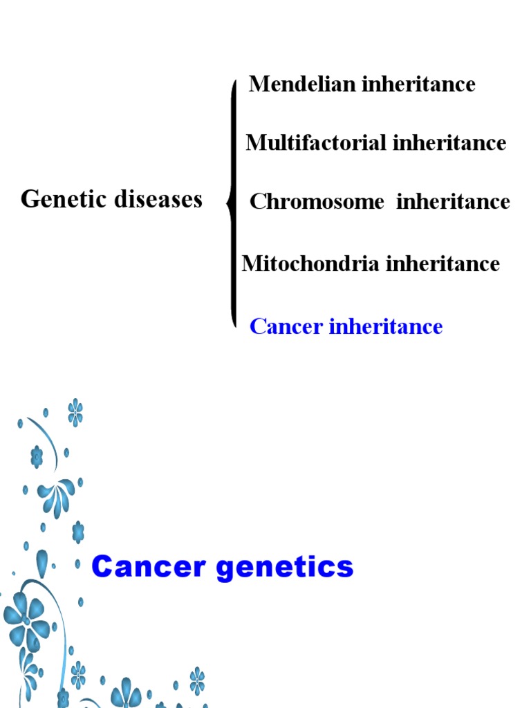 Genetic Diseases: Mendelian Inheritance Multifactorial Inheritance ...
