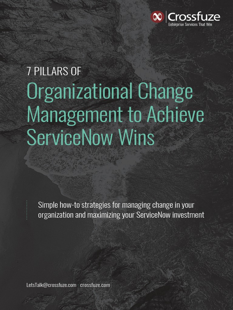 7 Pillars of Organizational Change Management To Achieve Servicenow ...
