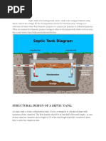 Septic Tank Design & Construction Details | PDF