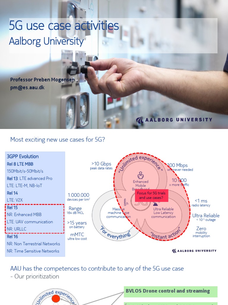 5G Use Case Activities Aau - Energistyrlesen - Final | PDF | Lte ...