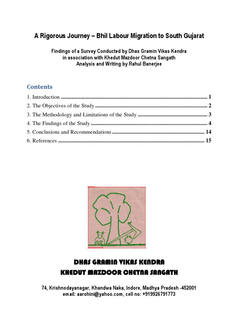 Migration Surat Report Final | PDF | Migrant Worker | Survey Methodology