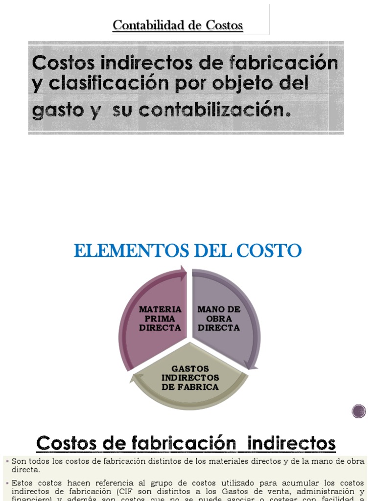 Calculo Del Cif | PDF | Costo | Industrias