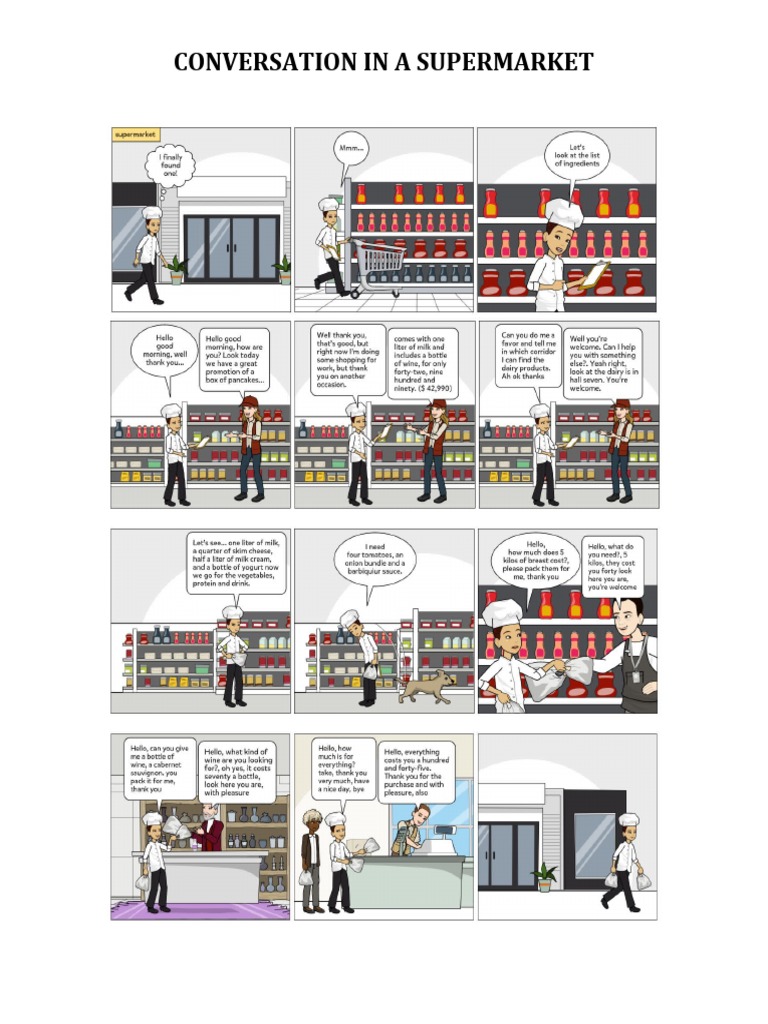 Supermarket Conversation Guide | PDF
