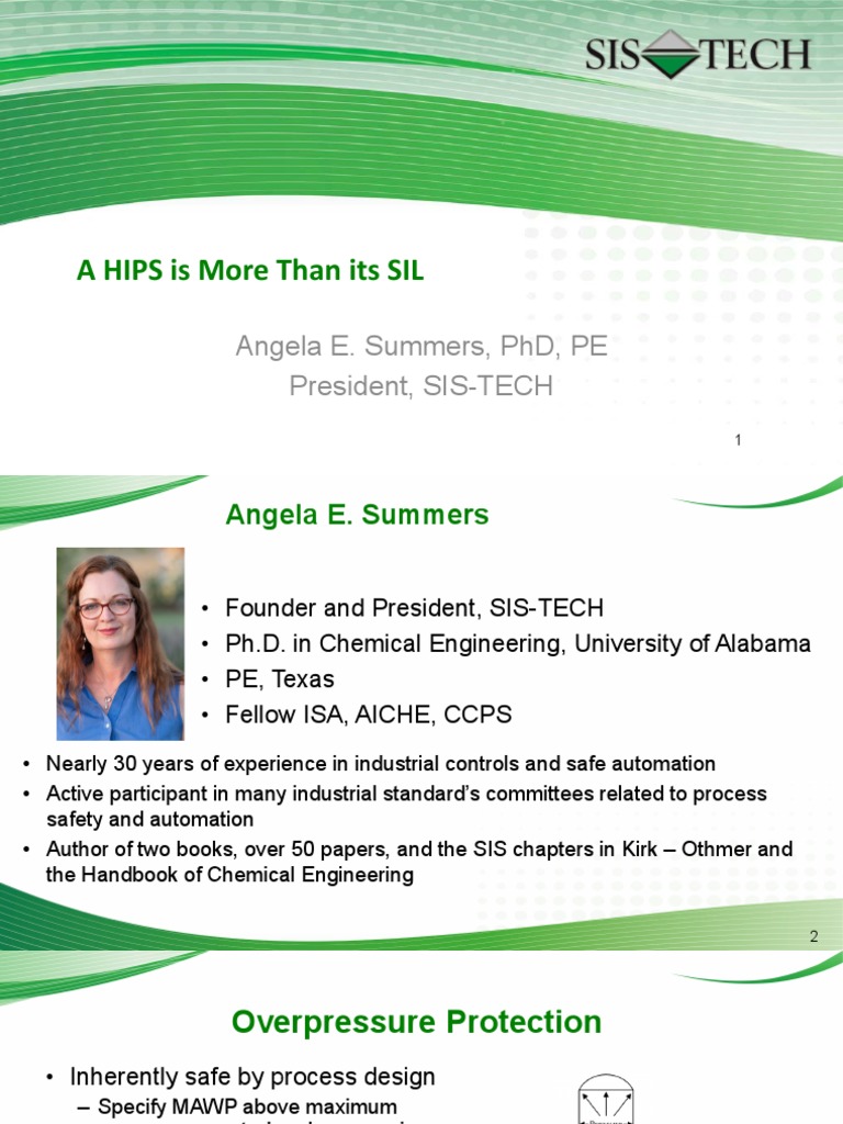 A HIPS Is More Than Its SIL | PDF | Reliability Engineering | Engineering