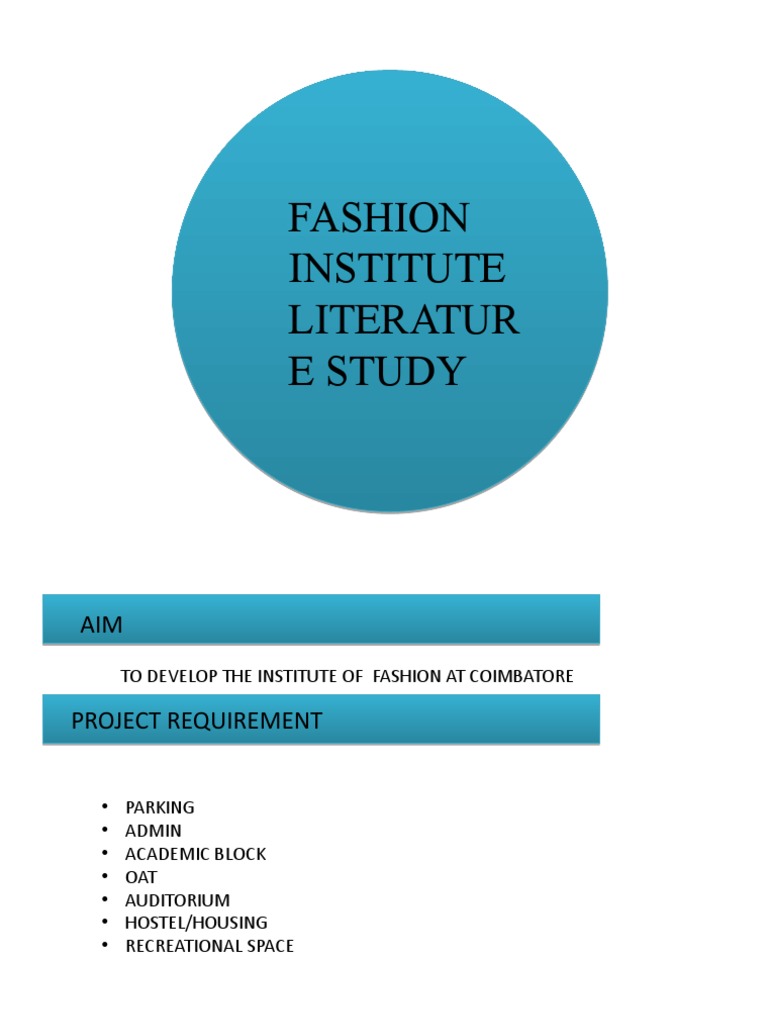 Coimbatore Fashion Institute Plan | PDF | Decorative Arts | Art Media