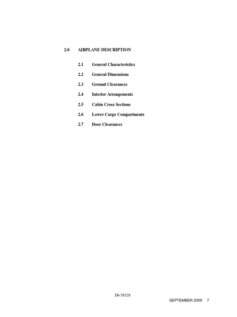 767 Aircraft Dimensions and Specifications | PDF | Aviation | Aircraft
