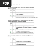 Examen Teorico Intrant Compress | PDF | Tráfico | Licencia de conducir