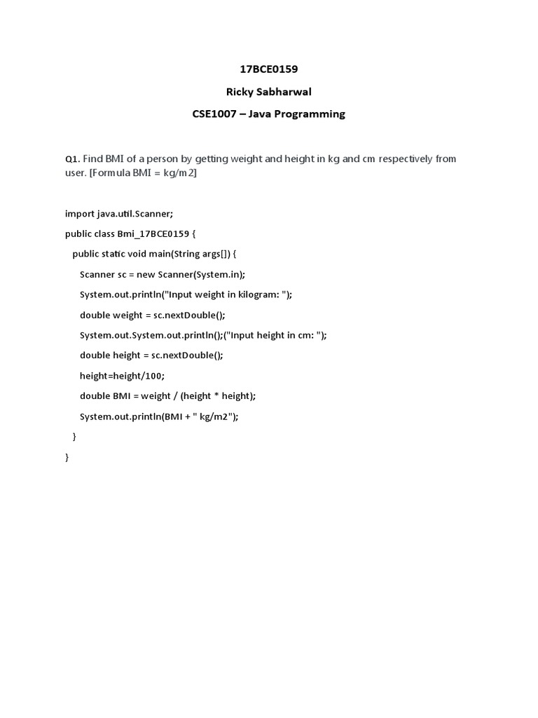 Java Programming Exercises | PDF | Teaching Methods & Materials | Computers