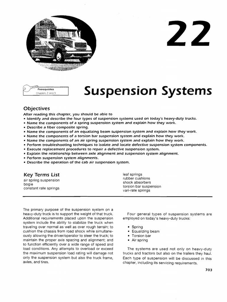 Overview of Truck Suspension Systems | PDF | Axle | Truck