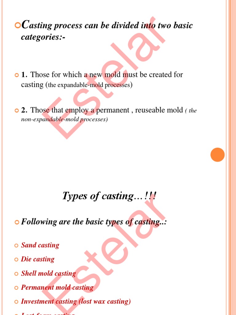 Casting Its Types 1 (8-10) - 1 | PDF