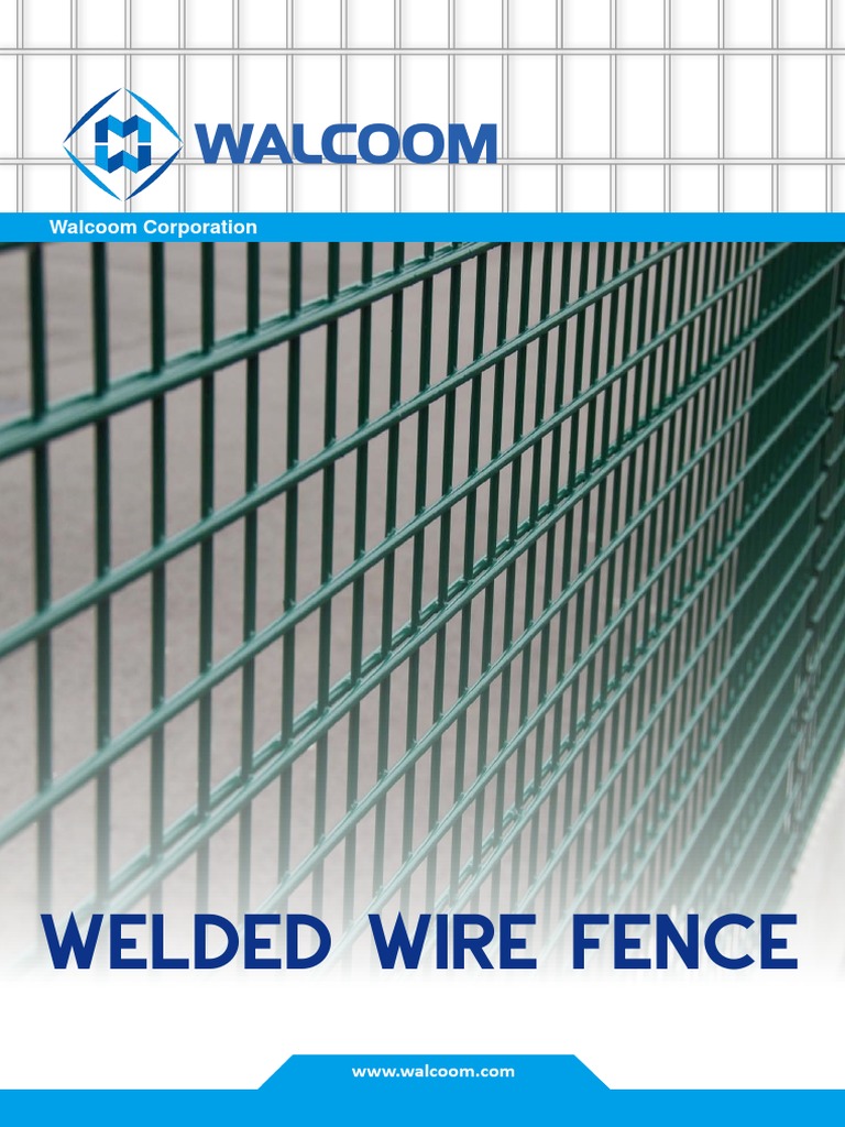 Walcoom: Welded Wire Fence | PDF | Galvanization | Stainless Steel