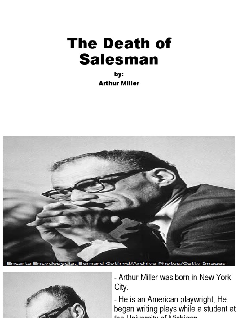 The Death of Salesman: By: Arthur Miller | PDF | Art | Classics