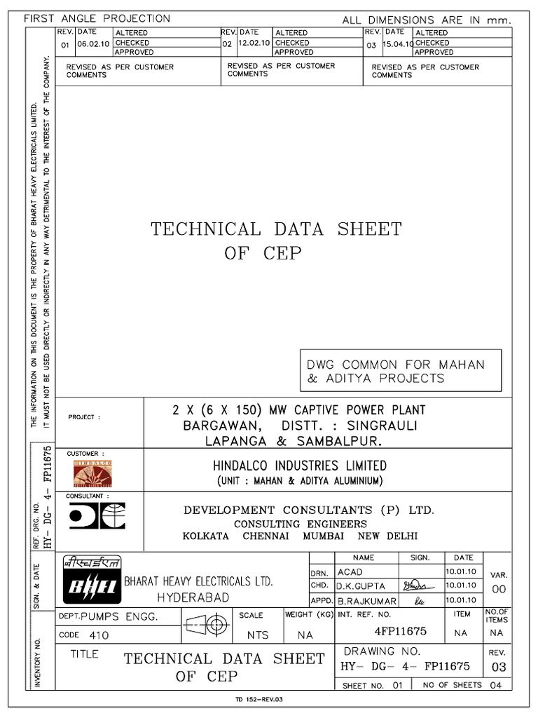 CEP | PDF | Bearing (Mechanical) | Pump