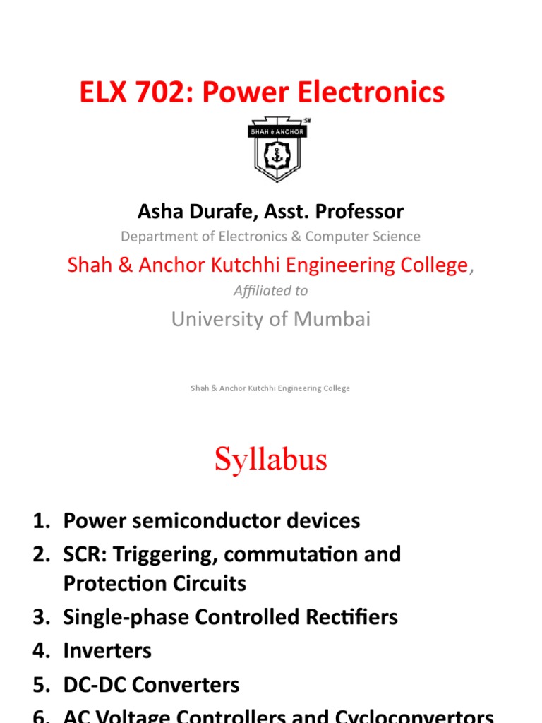 Introduction To Power Electronics | PDF | Power Electronics | Electronics