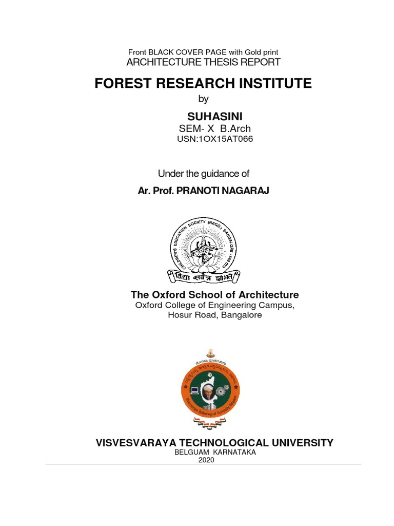 Thesis Report Sample 2020 | PDF | Thesis