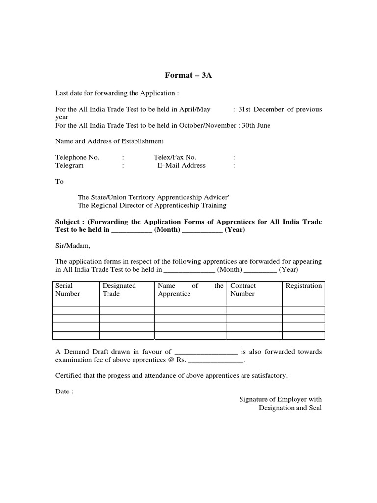 Format 3A | PDF | Business