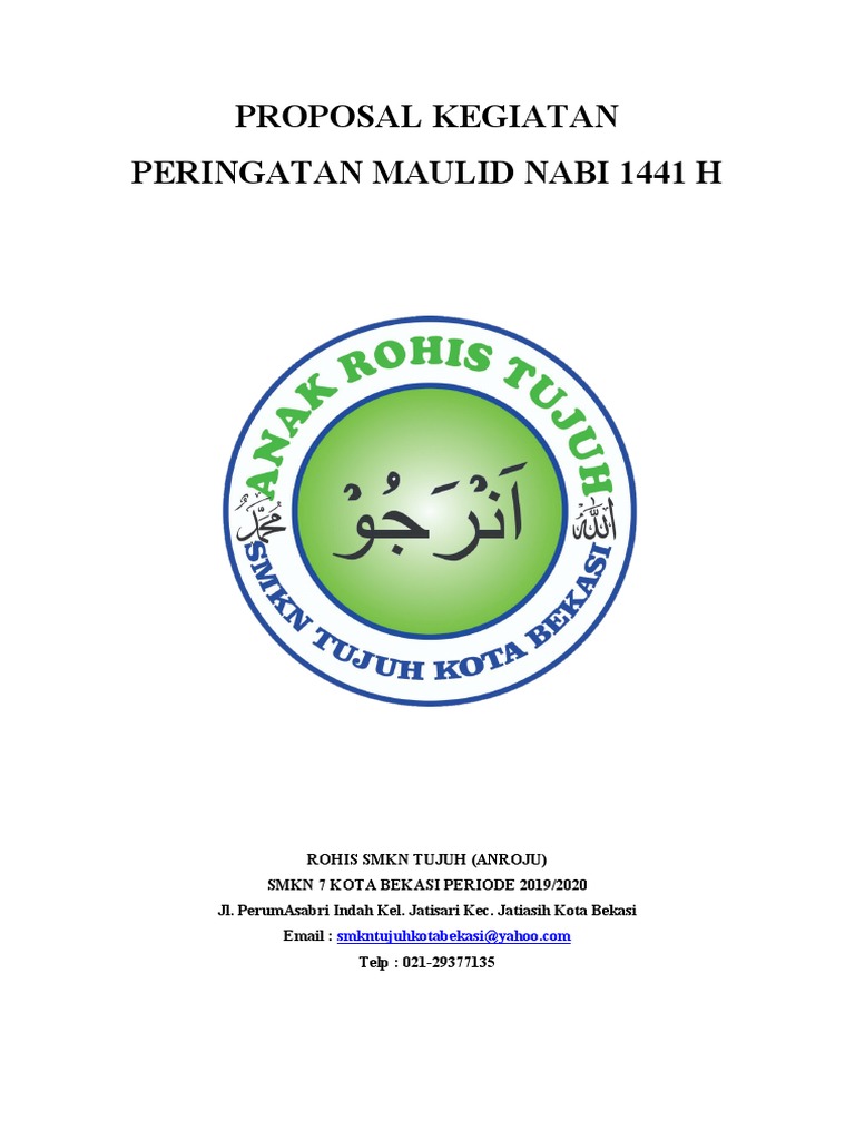 Proposal Kegiatan Maulid Nabi 2025 | PDF