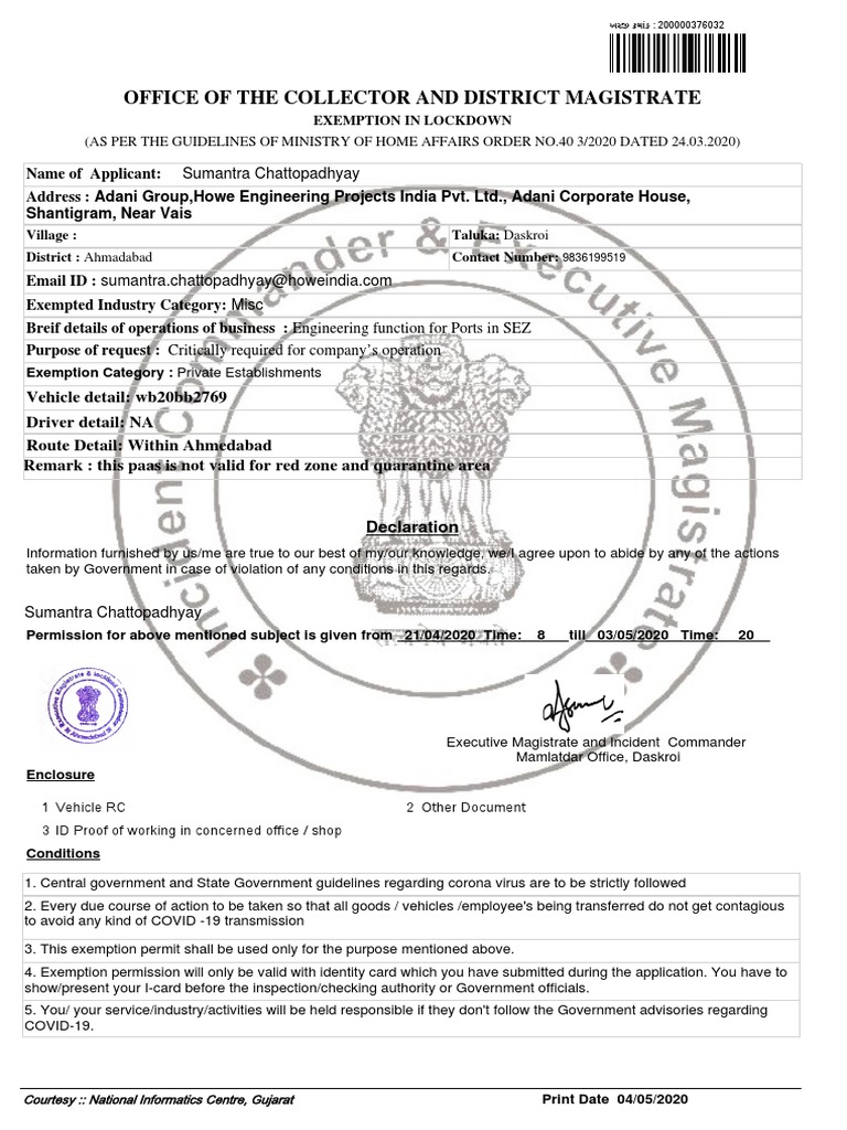 Mamlatdar Permission | PDF | Government Information | Government