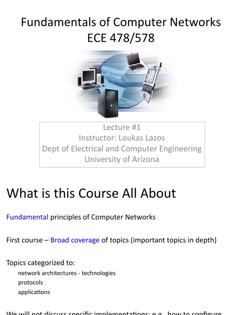 Fundamentals of Computer Networking | PDF | Packet Switching | Computer ...