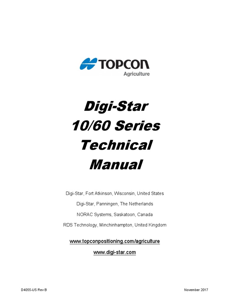 D4055 USRevB10 60SeriesTechnicalManual | PDF | Calibration | Weighing Scale