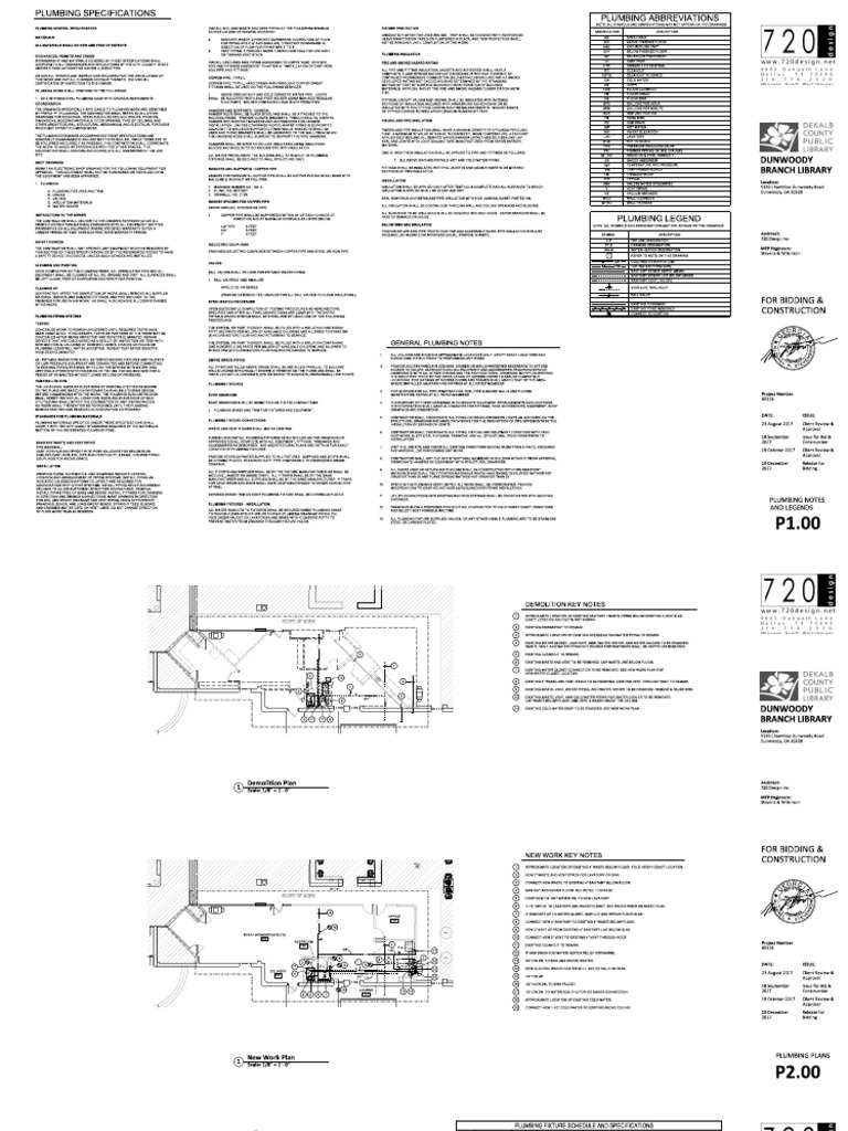 Plumbing Abbreviations Plumbing Specifications | PDF | Plumbing | Pipe ...
