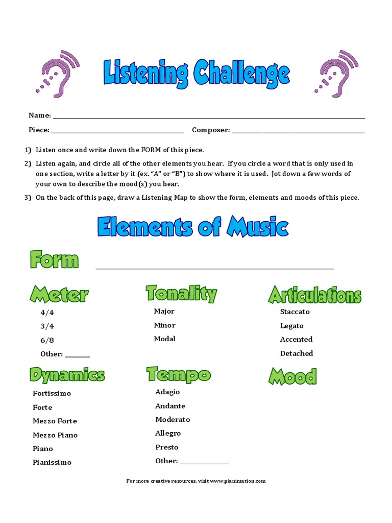 Listening Challenge Intermediate | PDF