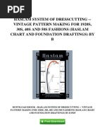1938 Pattern Drafting Book Box | PDF | Cooking, Food & Wine | Home & Garden