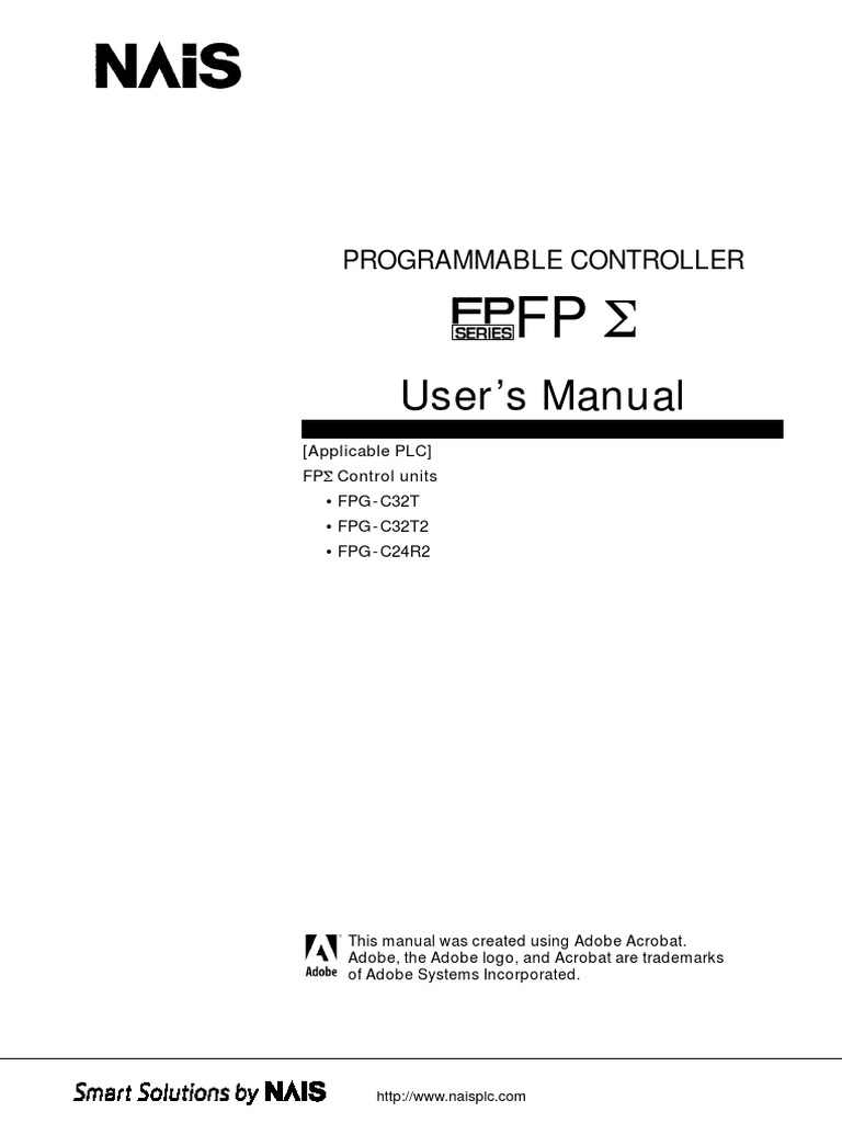 FPG(Sigma) CPU Kullanım Kılavuzu | PDF | Programmable Logic Controller ...