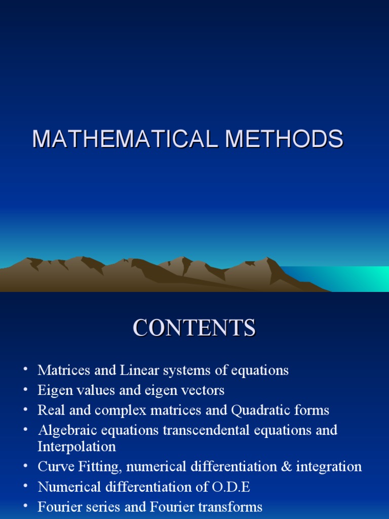 Unit Ii Pdf Eigenvalues And Eigenvectors Matrix Mathematics