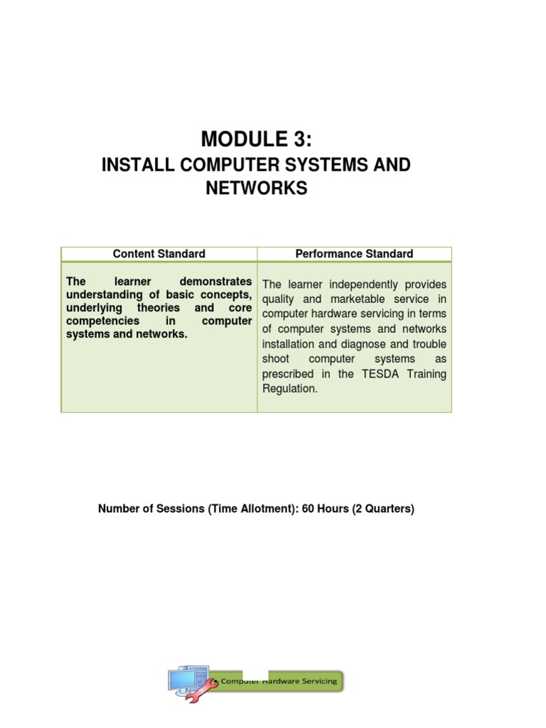 Hardware Grade 09 TLE Module PDF | Download Free PDF | Computer Data ...