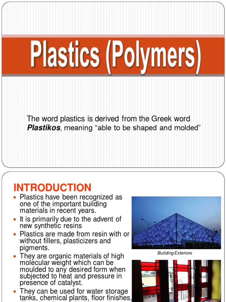 PLASTICS | PDF | Polymers | Plastic