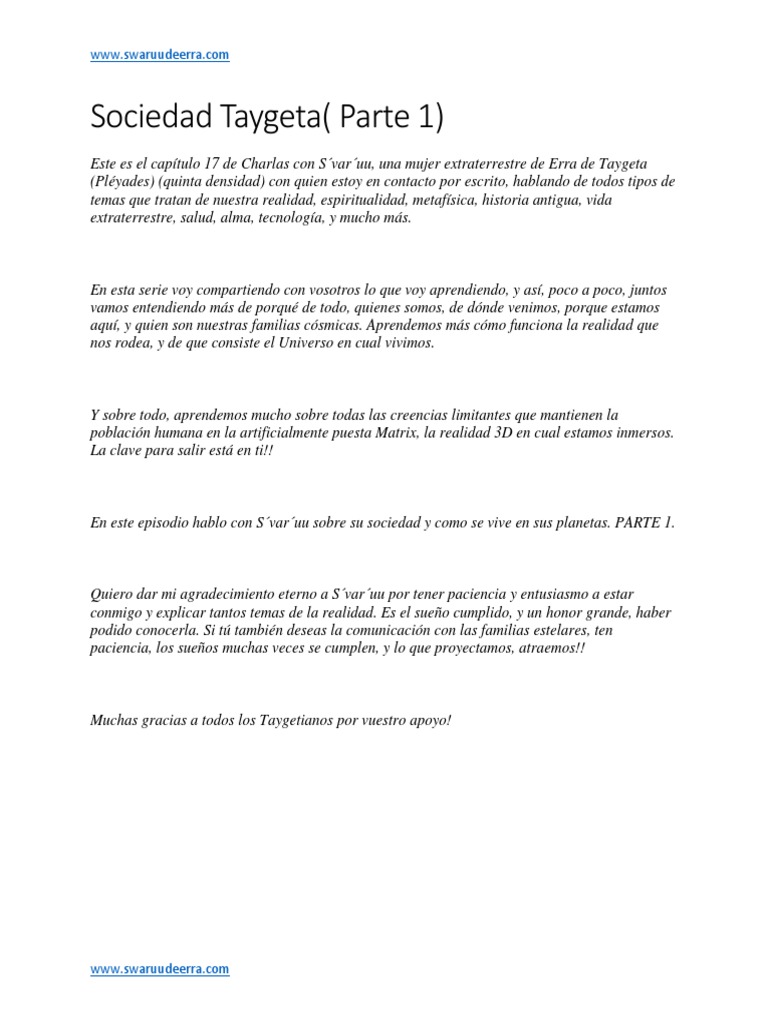 Sociedad Taygeta 1 | PDF | Tren | Tierra