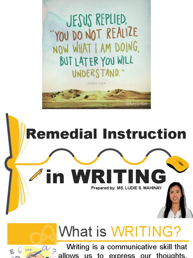 7 Remedial Instruction in Writing | PDF