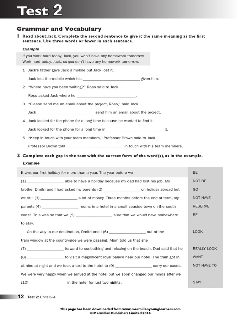 Level 8 Exam Practice BookEnglish | PDF | Lake District | Question