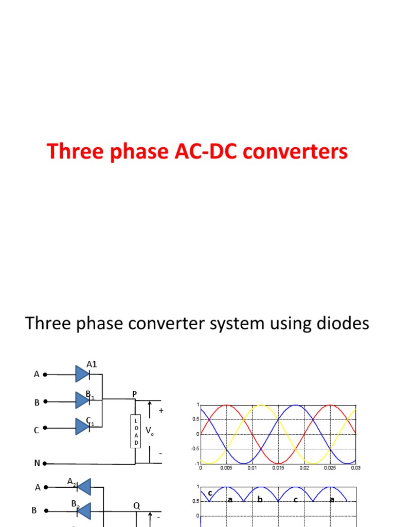 Three Phase Converter Systems Explained | PDF | Power Engineering ...