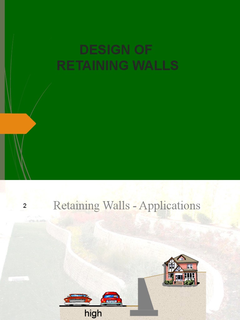 Retaining Wall Design | PDF | Solid Mechanics | Civil Engineering