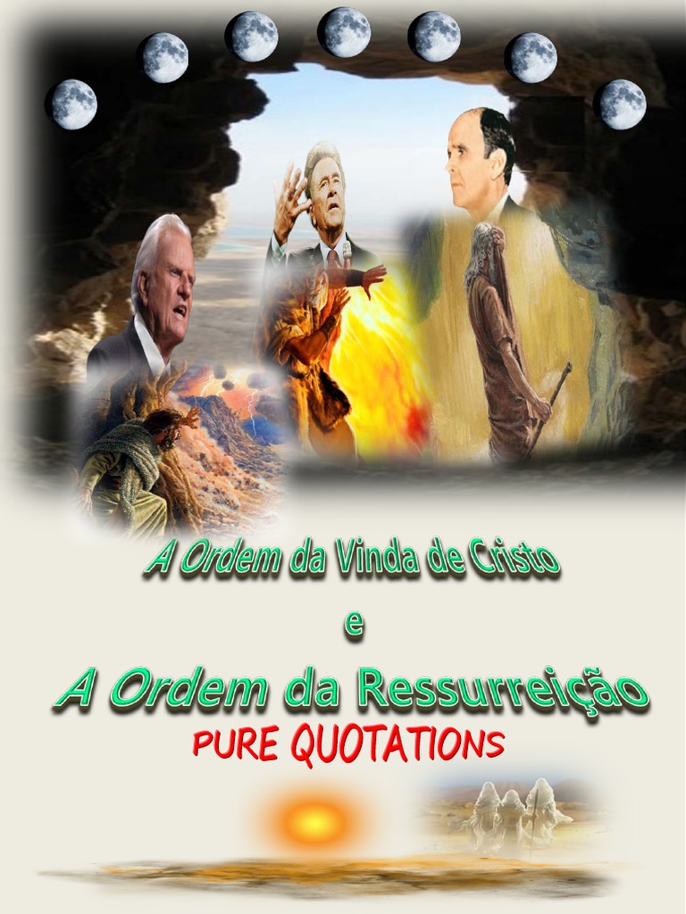 A Ordem da Ressurreição em Cristo | PDF | Arrebatamento cristão ...