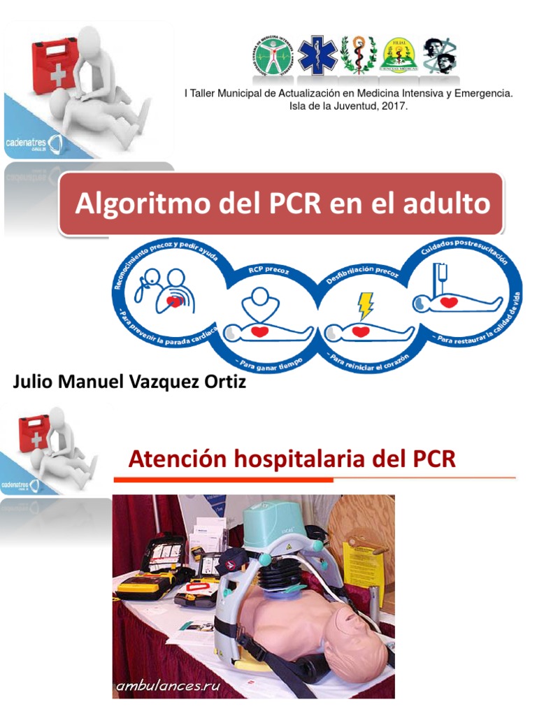 Algoritmo de La RCP PDF | PDF | Reanimación cardiopulmonar ...