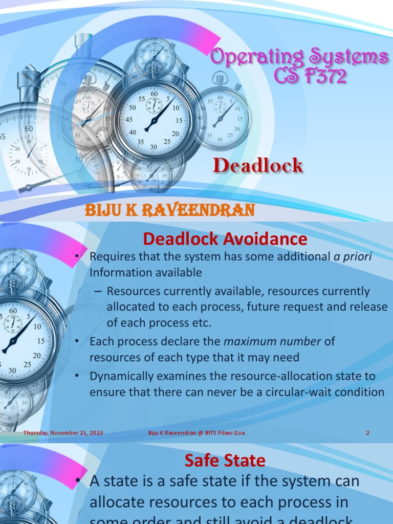 Operating Systems Deadlock Pdf Algorithms And Data Structures Theoretical Computer Science