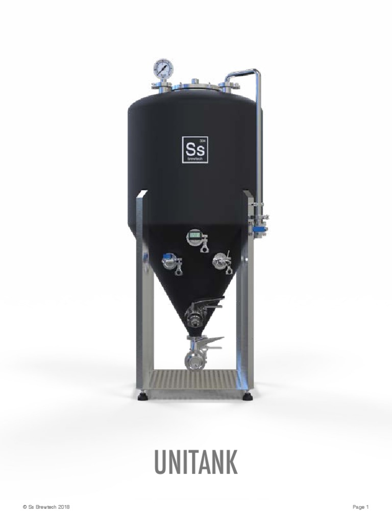 Unitank: © Ss Brewtech 2018 | PDF | Brewing | Valve