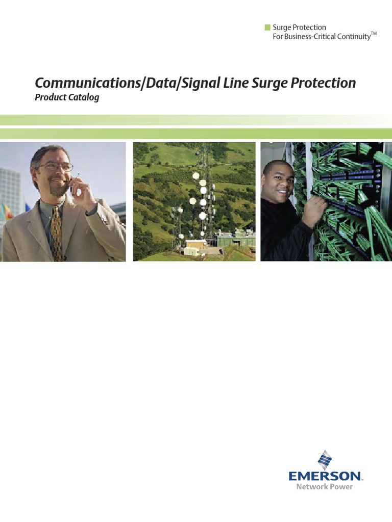 Communications Data Signal Line Surge Protection Catalog | PDF | Ac ...