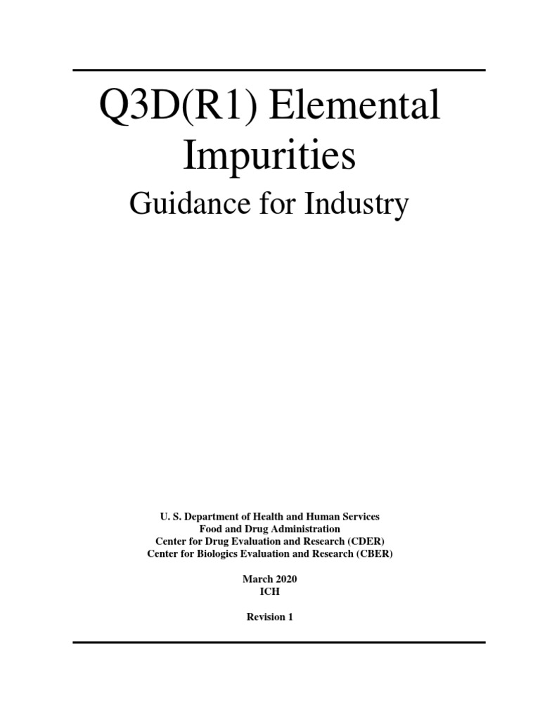 Elemental Impurities | PDF | Risk Assessment | Partial Differential ...