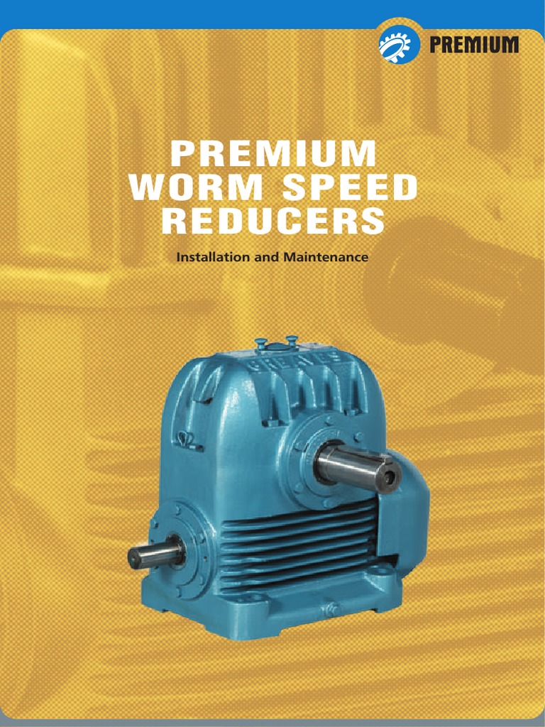 Premium Worm Gearbox Installation Guide | PDF | Transmission (Mechanics ...