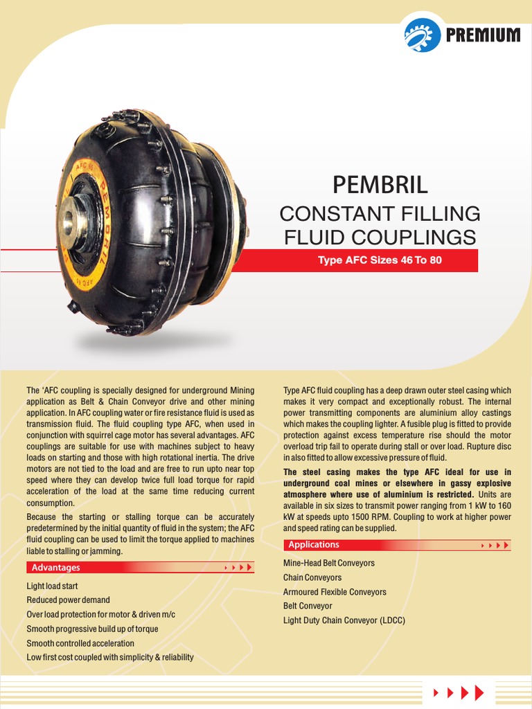 Type AFC Sizes 46 To 80 - Eng | PDF | Electric Motor | Belt (Mechanical)