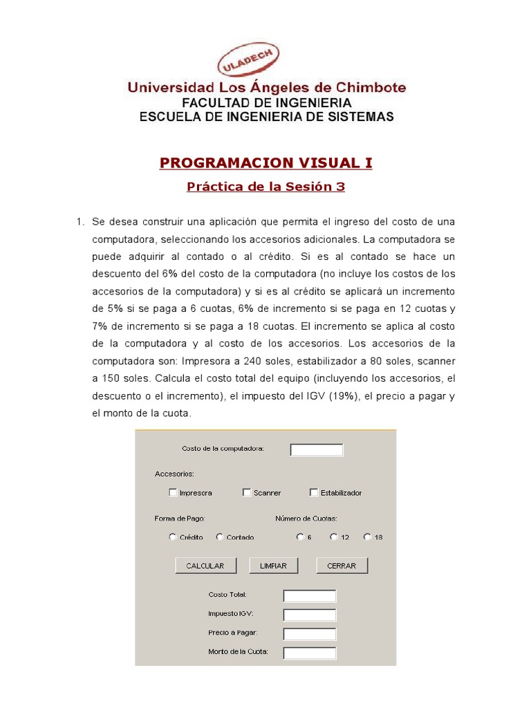 Practica 3 Objetos JRadioButton JCheckBox PDF | PDF | Economias | Business