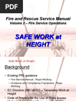 Work at Height WAH Rescue Procedure | PDF | Emergency | Rescue