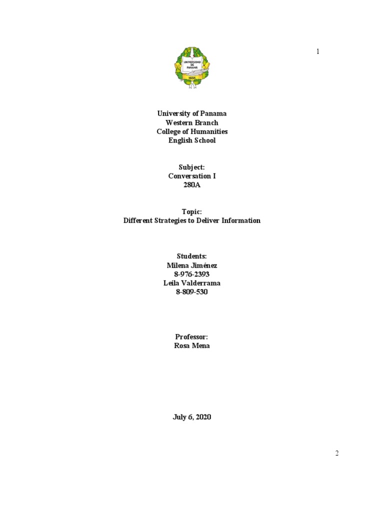 Effective Information Delivery Strategies | PDF | Expert | Argument