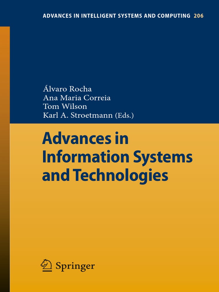 Advances in Information Systems and Technologies PDF | PDF | Tacit ...