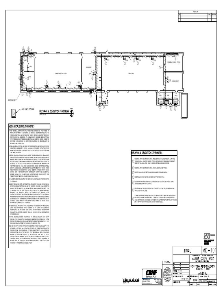 BB51 Mechanical Demolition Plan | PDF | Pipe (Fluid Conveyance ...